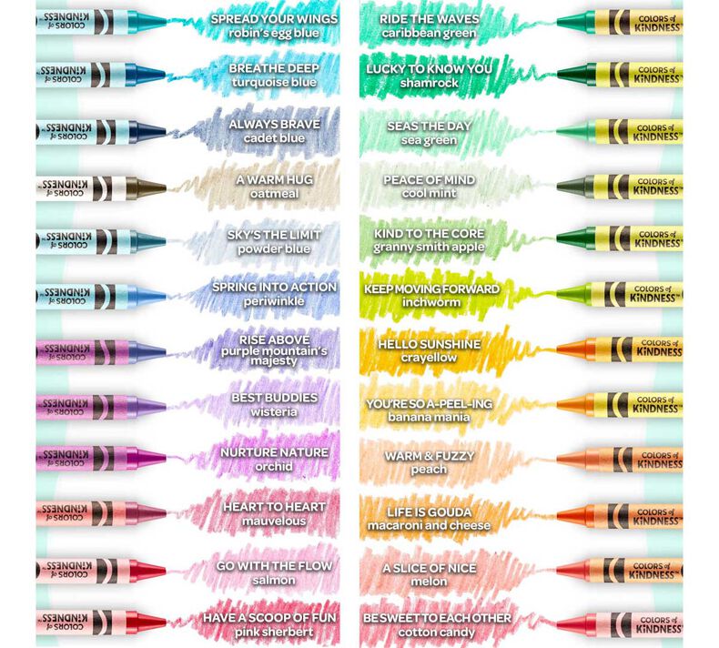 crayons colors