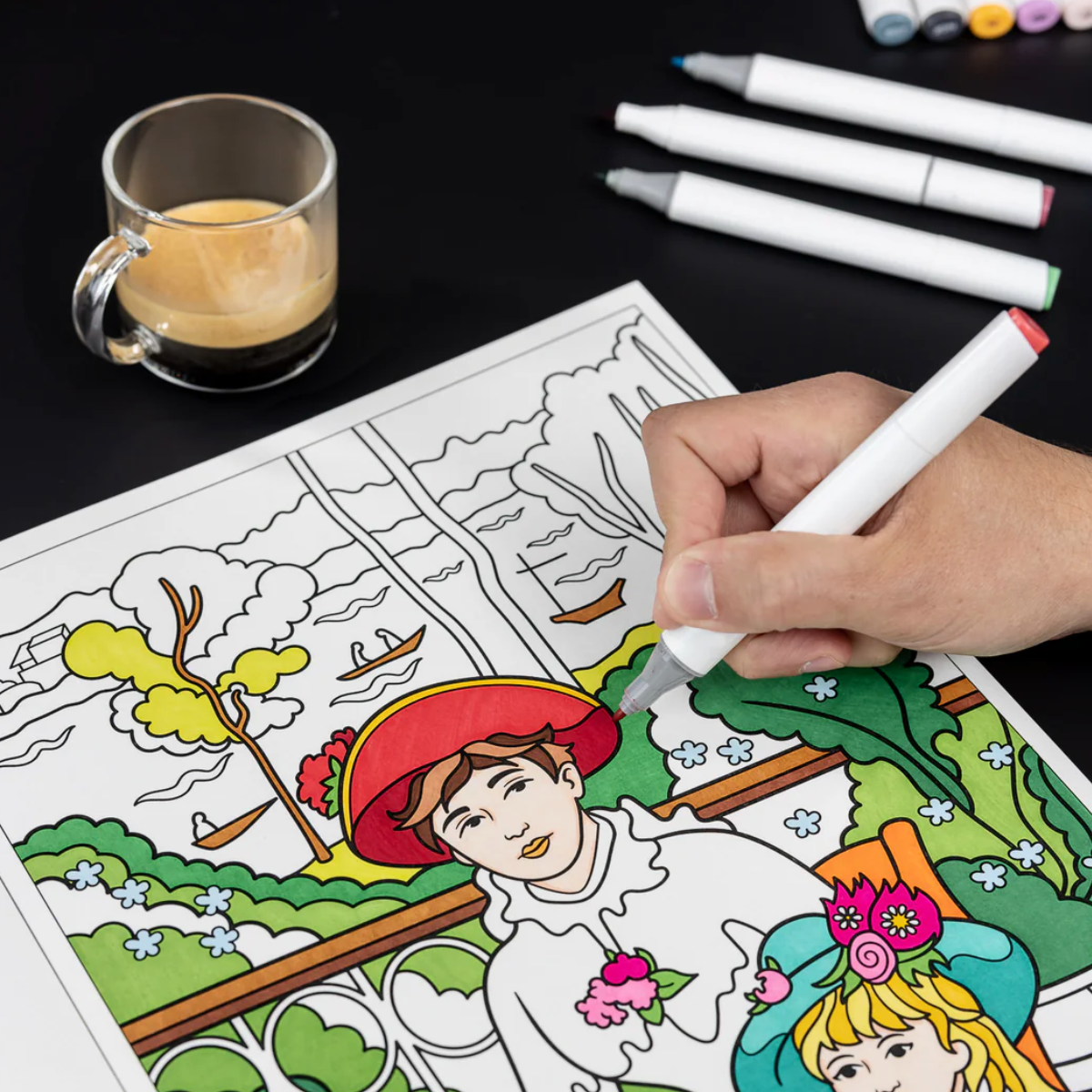 art history coloring pages